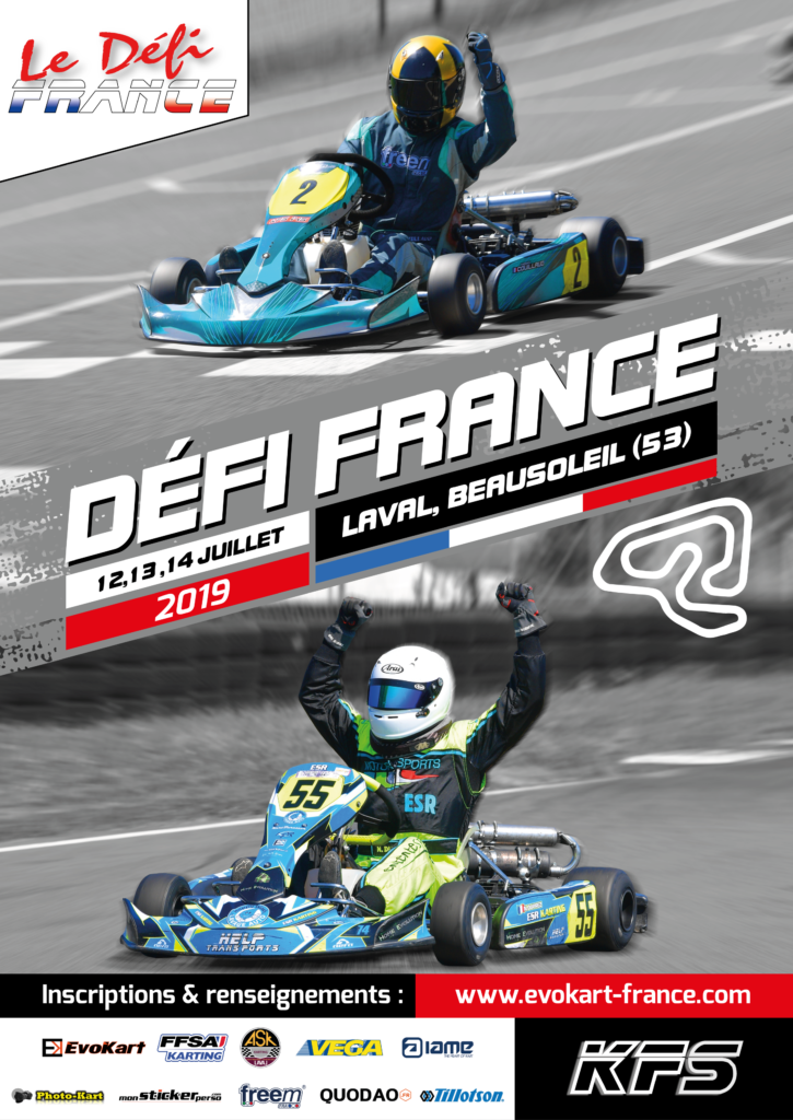 Défi France 2019 : Les inscriptions sont ouvertes... - EvoKart